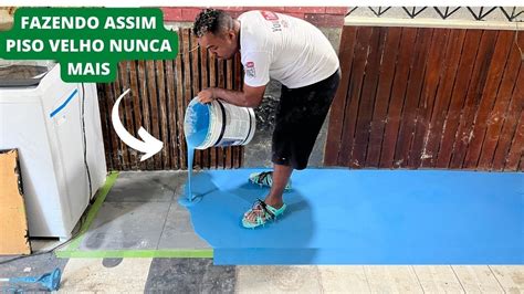 OLHA ISSO FAÇA VOCE MESMO PISO LIQUIDO PIGMENTADO AUTONIVELANTE