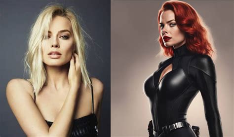 Margot Robbie As Black Widow A Marvel Dream In Stunning Ai Image