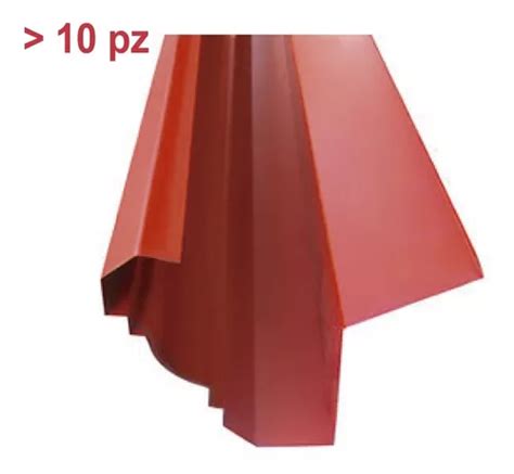 Canalón Rojo Pecho Paloma Para Galvateja A 3 05 Mts 12 Pz