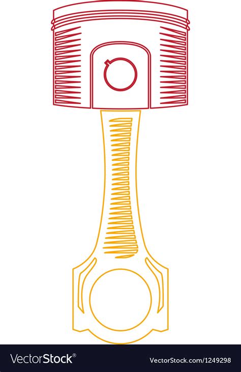 Piston Royalty Free Vector Image VectorStock
