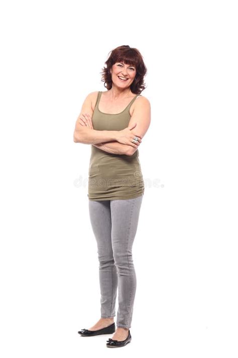 Beautiful Mature Woman Full Body Stock Image Image Of People Lifestyles 240305295