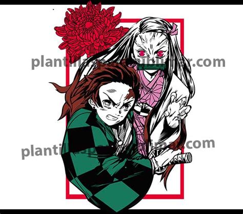 Demon Slayer Vector Anime Plantillas Para Sublimar