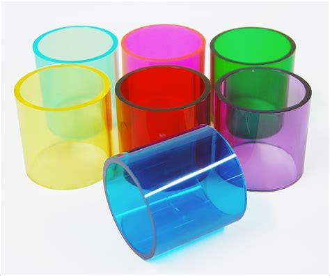 Colored Acrylic Tubes Colored Plastic Tubes Plastic Tubes By Lineal