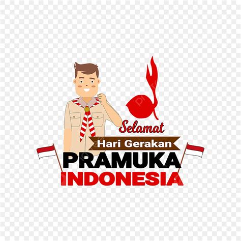 Illustration Of Gerakan Pramuka Indonesia Scout Scouts People Vector