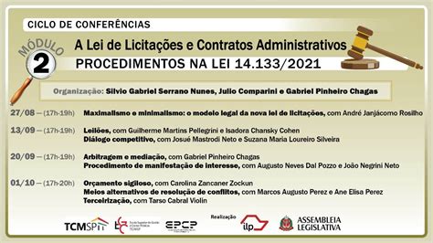 Ciclo de Conferências A Lei de Licitações e Contratos Administrativos
