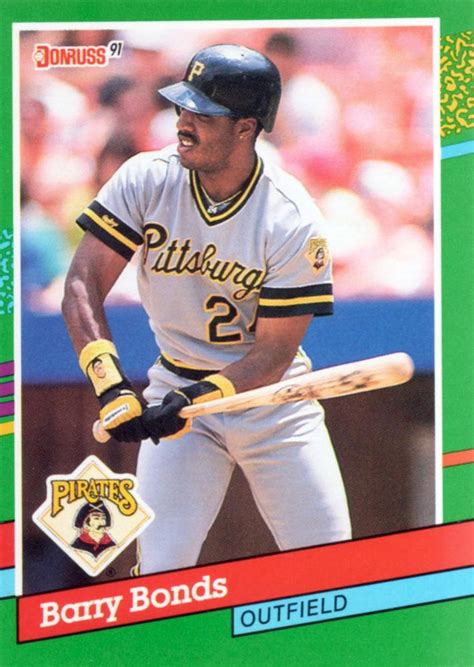 1991 Donruss 495 Barry Bonds Trading Card Database