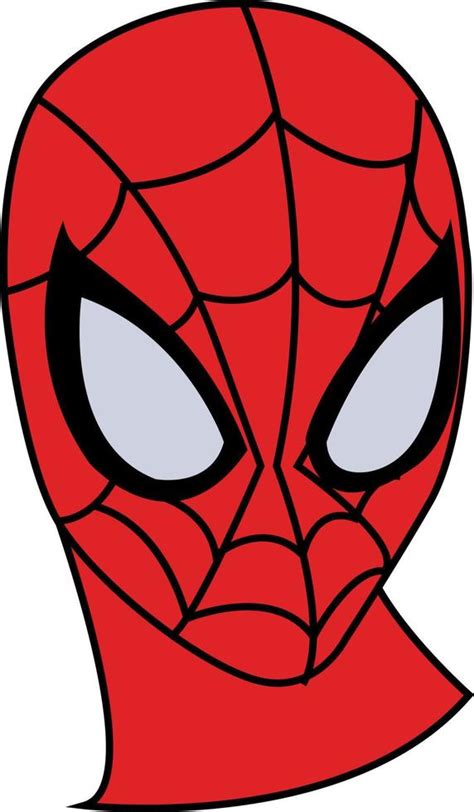 Spider Man Mask Illustration Vector On White Background 13481973