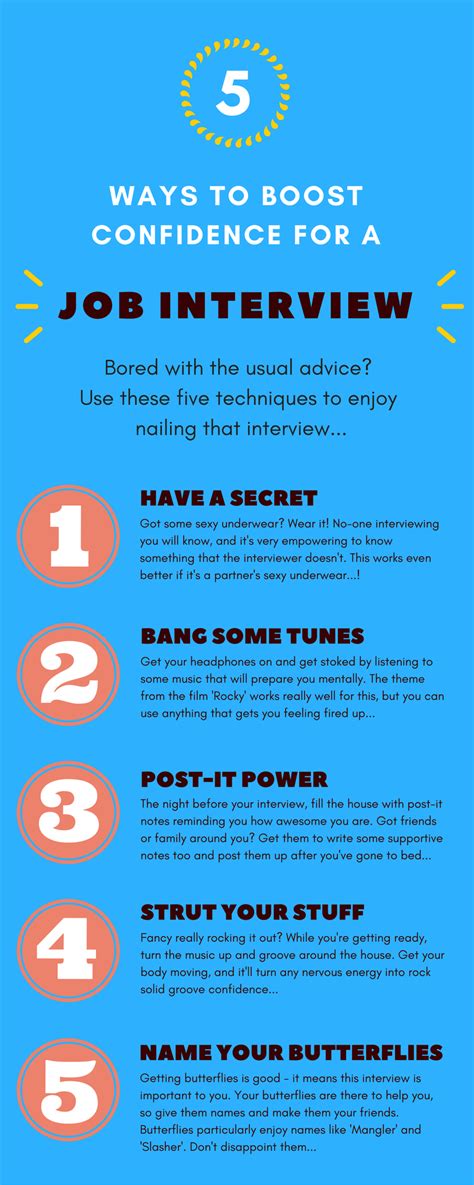 Ways To Boost Your Confidence For A Job Interview Job Interview