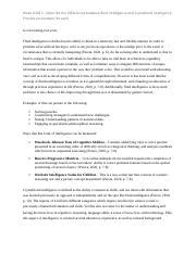 Week 8 DQ 2 PSY 402 Docx Week 8 DQ 2 Describe The Differences
