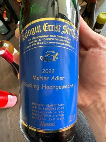 Weingut Ernst Steffens Merler Adler Riesling Hochgewächs Vivino US