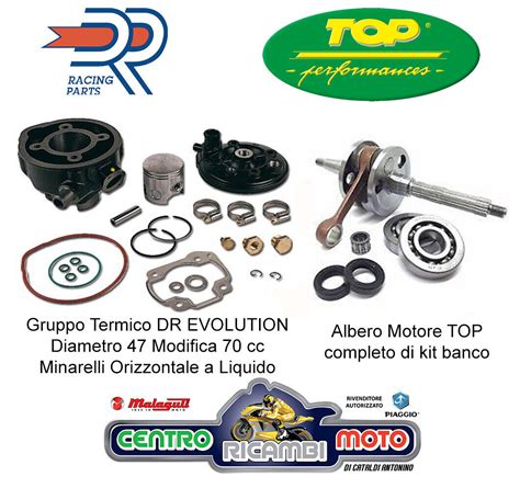 GROUPE THERMIQUE DR 47 Modification 70 Arbre Top Aprilia Sr Stealth 50