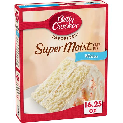 Betty Crocker Favorites Super Moist Cake Mix White G Betty Crocker