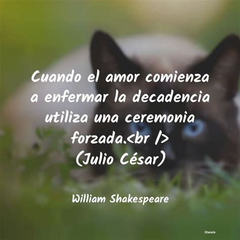 William Shakespeare Cuando El Amor Comienza A Enfe