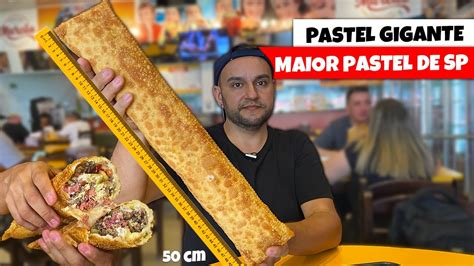 O MAIOR PASTEL DE SÃO PAULO PASTEL GIGANTE SUPER RECHEADO TRAILLER