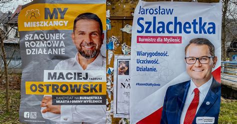 Wybory Samorządowe 2024 W Myślenicach druga tura między Jarosławem