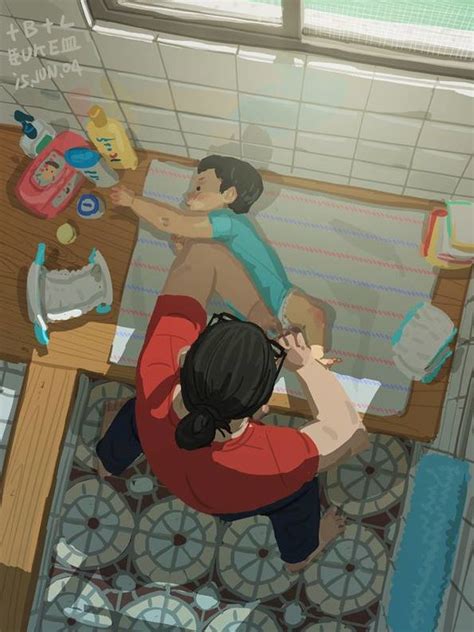 A Single Dad From Taiwan Illustrates His Daily Life And Its Too
