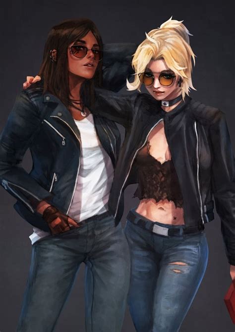 Pin By Bee ଘ੭ˊᵕˋ੭ ੈ ‧₊˚ On Mercy Overwatch Comic Mercy Overwatch Cute Lesbian Couples