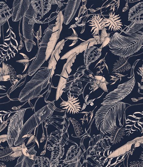 Wallpaper Feanne Tropical Foliage