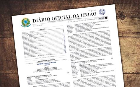 Diário Oficial da União veja como ver publicações e fazer consulta Fusne