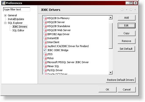 eclipse sql explorer