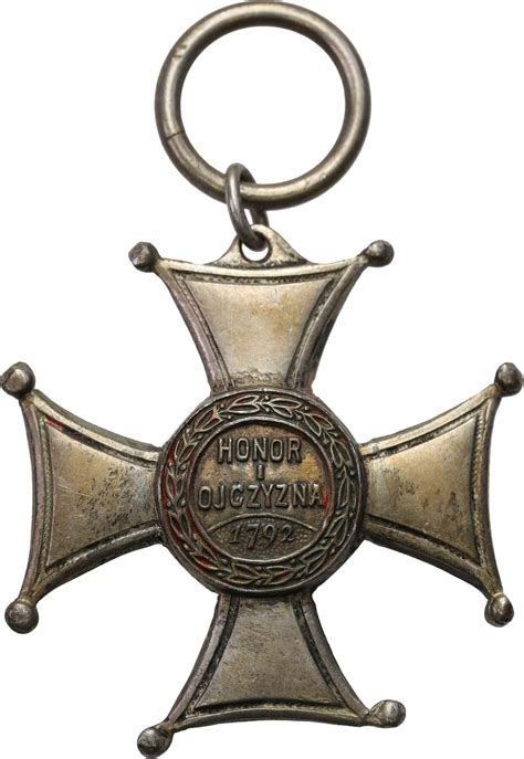 Krzy Srebrny Orderu Virtuti Militari Wykonanie Grawerskie Archiwum