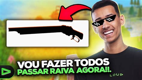 APRENDI A JOGAR A ARMA MAIS ROUBADA DO FREE FIRE VOU AMASSAR