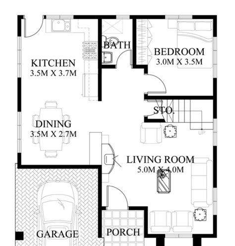 60 Sqm House Design With Floor Plan Floorplans Click