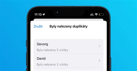 iOS 16 Jak smazat duplicitní kontakty Letem světem Applem