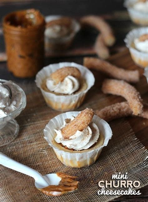 Mini Churro Cheesecakes Cookies And Cups