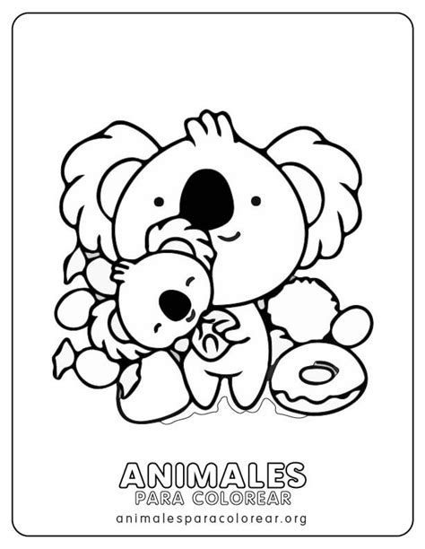 Koalas Para Colorear Descargar E Imprimir Gratis