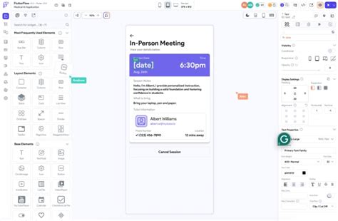 Créer une application flutterflow développement de flux flutter