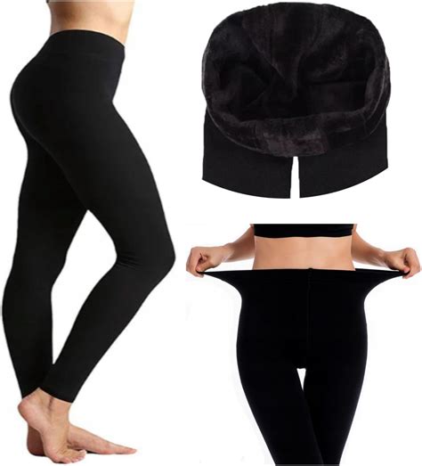 Legginsy Ocieplane Wysoki Stan Grube Zimowe Getry Futerko Damskie 5XL