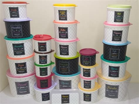 Conj Caixa De Mantimentos Linha Bistr Tupperware Mercado Livre