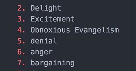 the ten stages of programming language adoption imgur