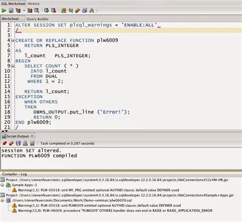 Lint Checkers For PL SQL