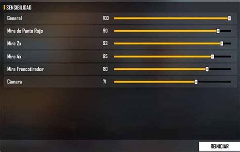 La Mejor Configuración de Sensibilidad para Free Fire 2023
