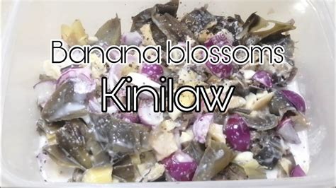 Kinilaw Na Puso Ng Saging Rhynox TV YouTube