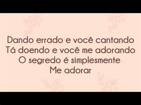 Raquel Olliver e Vitória Souza O Segredo Playback LETRA YouTube