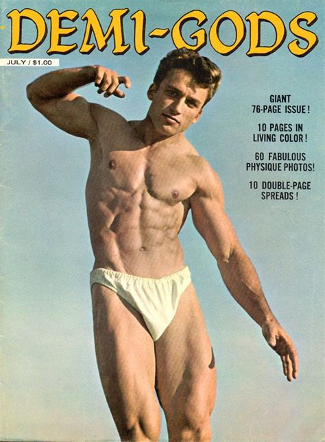 A Man With No Shirt On Is Posing For The Cover Of Dem God S Magazine