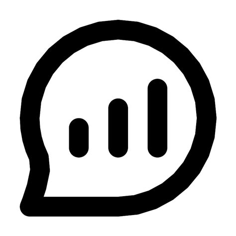 Message Circle Chart Lines Vector SVG Icon SVG Repo