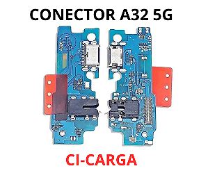 PLACA CONECTOR DE CARGA A32 4G DOCK A325 4G MICROFONE E CI DE CARG