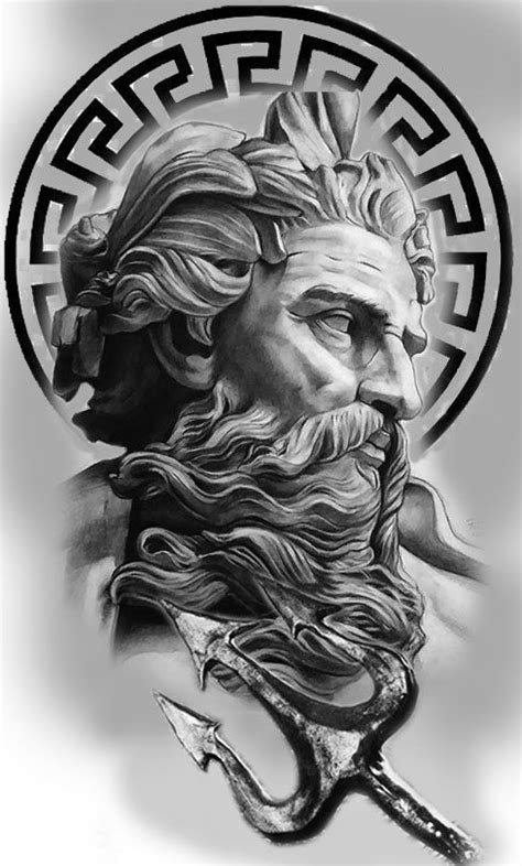 JH Posiedon Em 2021 Tatuagens Gregas Tatuagem Da Mitologia Grega