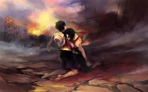 Aprender acerca 84 imagen fond d écran luffy ace fr thptnganamst edu vn