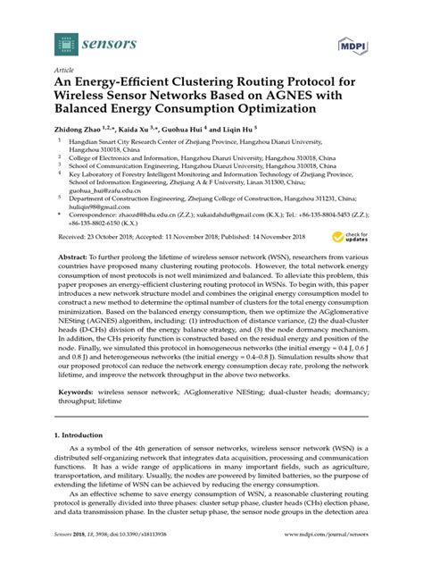 an energy efficient clustering routing protocol for wireless sensor networks based on agnes with