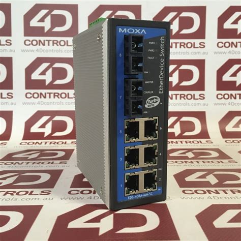 EDS 408A MM SC Moxa Entry Level Managed Ethernet To Fiber Switch