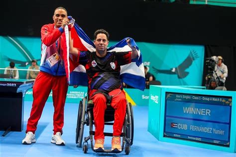 Cubano Yunier Fernández campeón parapanamericano Momento Deportivo RD