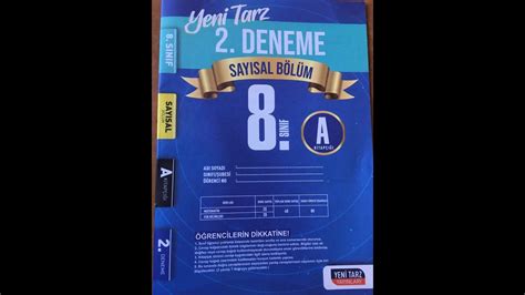 LGS YENİ TARZ YAYINLARI CEVAP ANAHTARI 2022 GÜNCEL YouTube