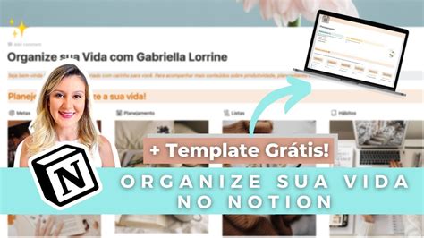 Como Organizar A Sua Vida No Notion TEMPLATE NOTION YouTube