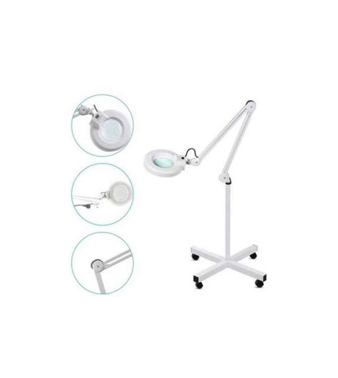 LAMPADA LED SNODABILE CON LENTE 5 Diottrie CON STATIVO 20 W