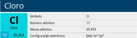 Cloro elemento químico características e aplicações Toda Matéria